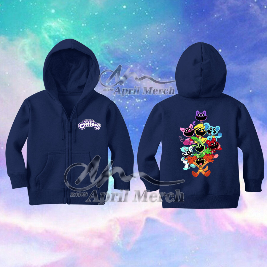 Catnap poppy playtime Kids zipper hoodie Jacket | Shopee Philippines