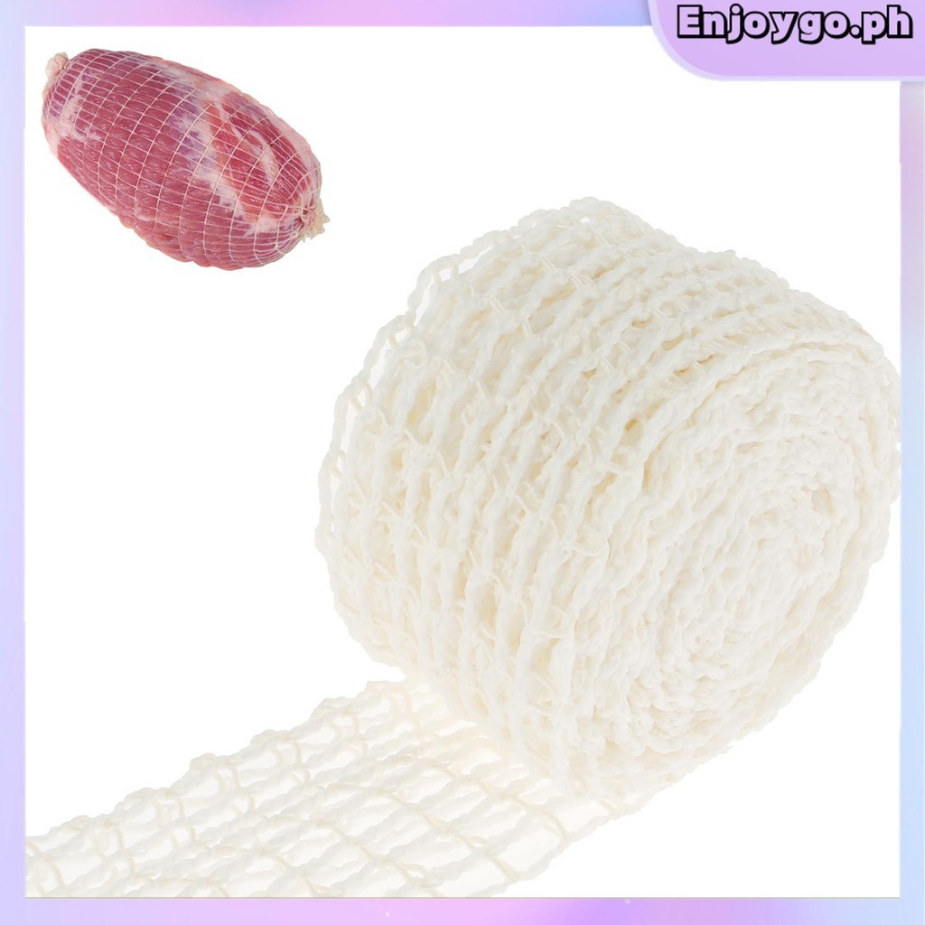 10m Meat Netting Roll 18 Holes Meat Netting Tube Elastic Meat Net White ...