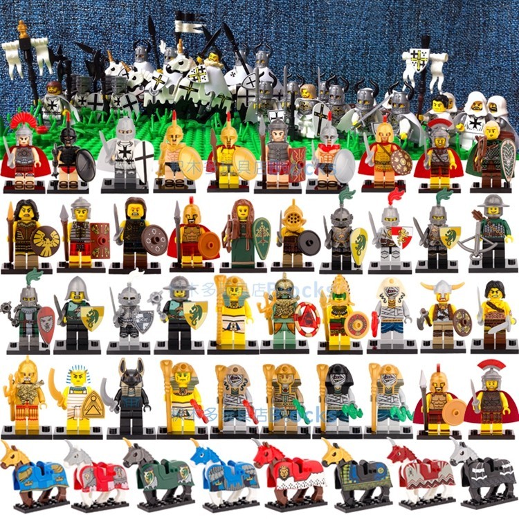 Compatible with Lego Building Blocks Minifigures Medieval Series Dragon ...