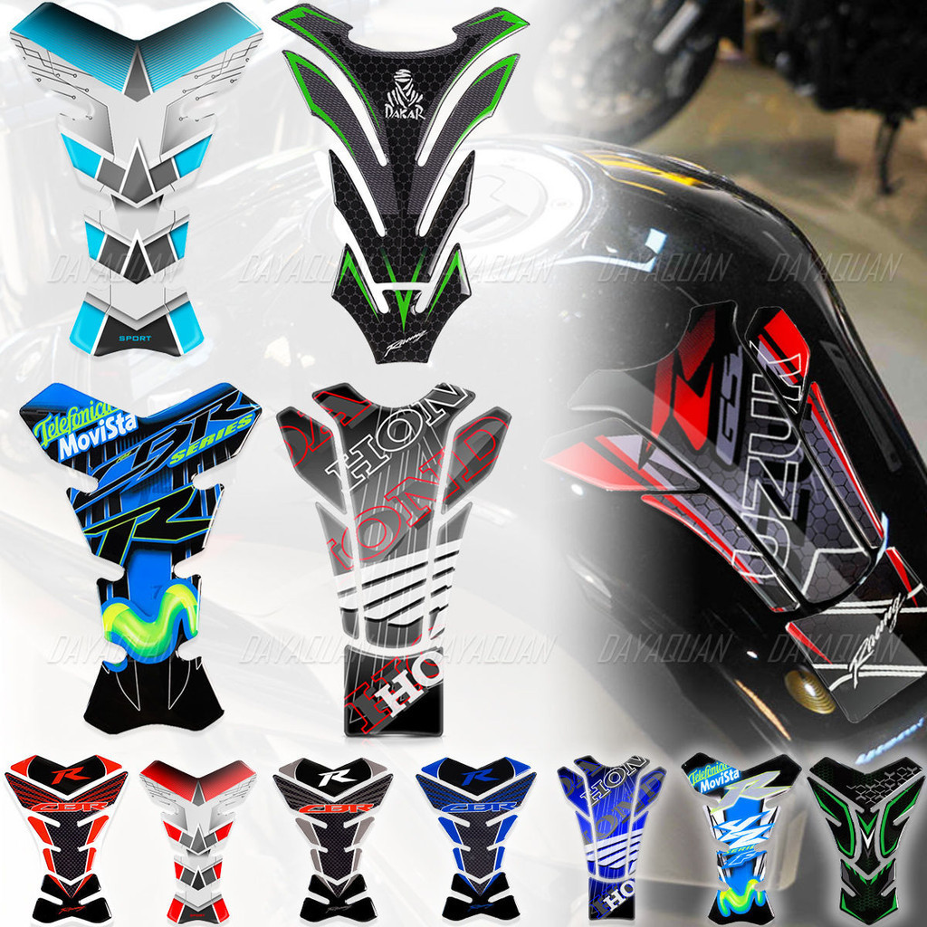 Motorcycle Fuel Tank Sticker: Universal Anti-skid Fishbone Sticker ...