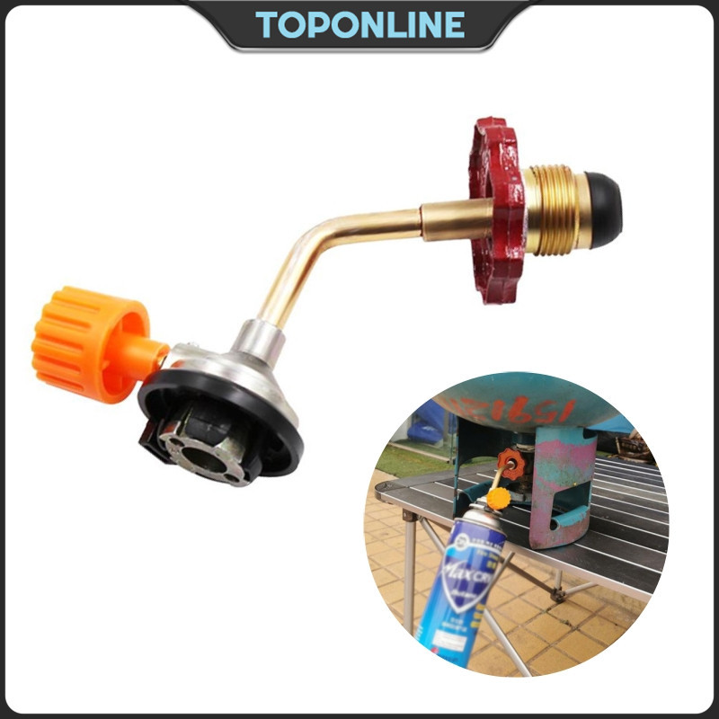 Camping Butane Gas Refillable Adapter Portable Gas Cylinder Refill ...
