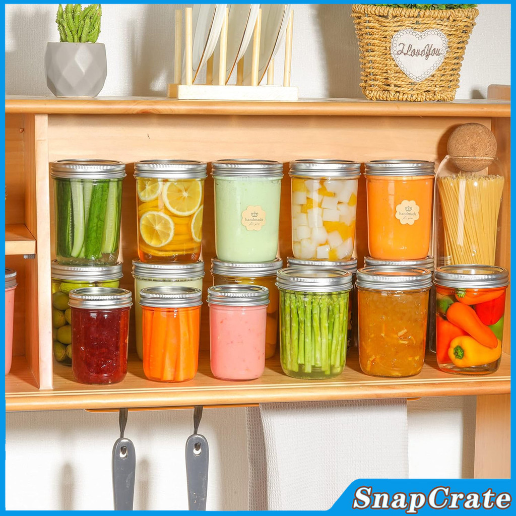 Glassware Sealed Jar Glass Storage Jar for Food Candy Storage 100ml ...