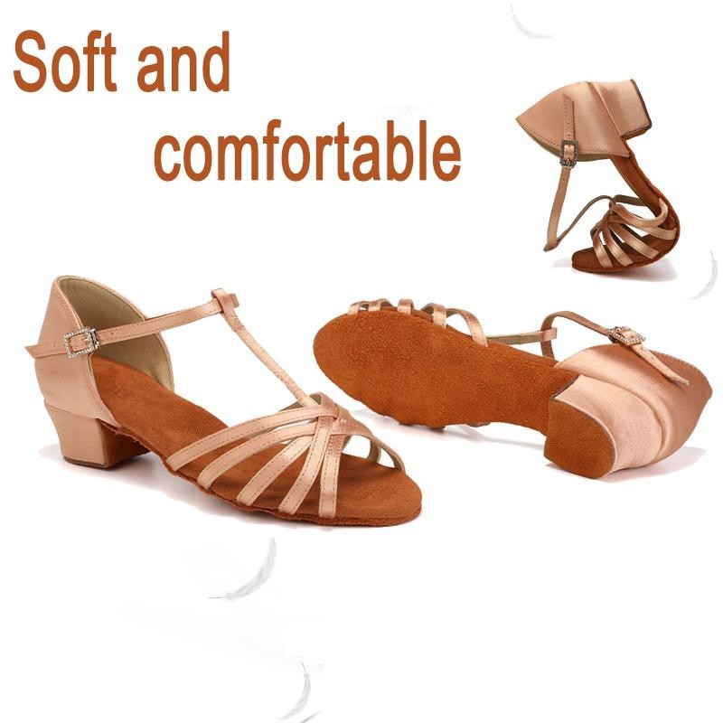 Children Latin Dance Training Shoes Rumba Shoes Super Comfy and Light ...