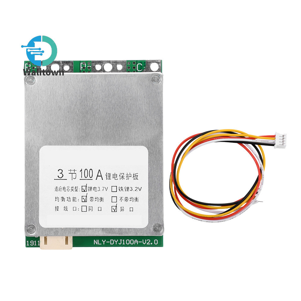 3S 12V 65A Split Port with Equalizer Li-ion Battery Protector Board ...