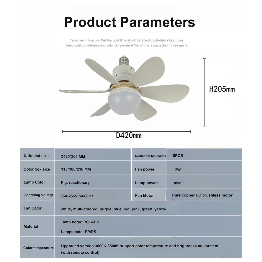 Minimalist Dining Room Bedroom Fan Light Round Lights | Shopee Philippines