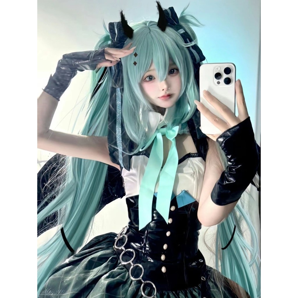 Hatsune MIKU Little Raccoon Linkage cos MIKU Little Devil cosplay ...
