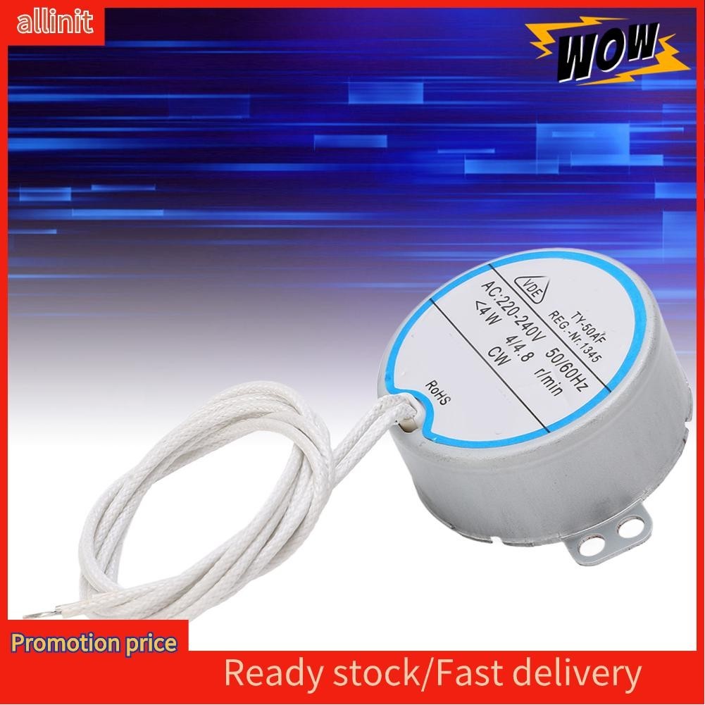 Allinit AC Synchronous Motor 220V240V CW CCW Undirectional 2.5R TY 50AF ...