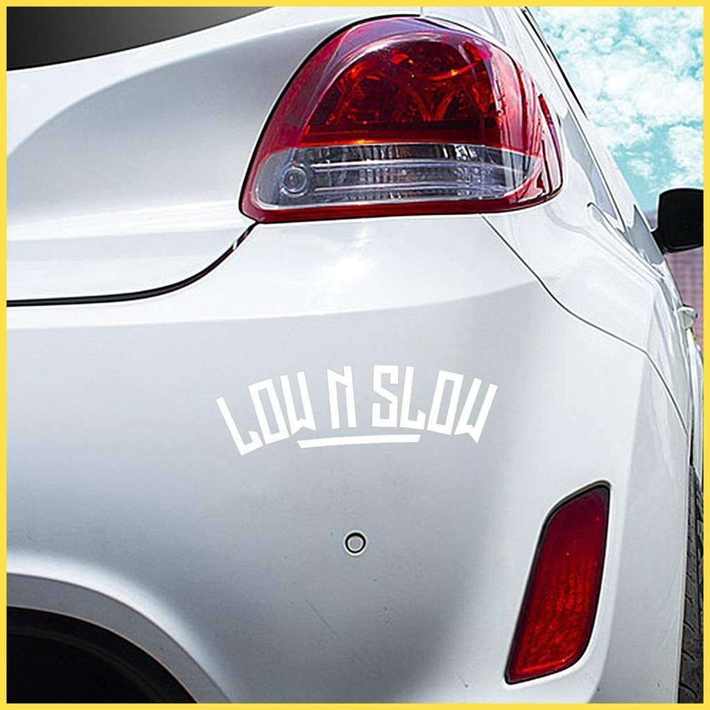 Reflective Decal for Car Waterproof Car Decal Low N Slow Car Sticker ...