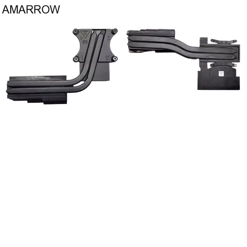 Laptop CPU Cooler Fan for Dell Alienware 17 P18E Heatsink Cooling Brass ...