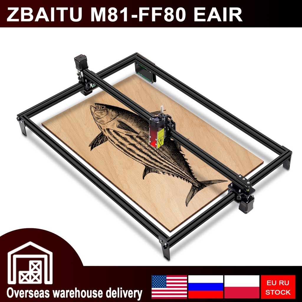 RR+`ZBAITU Laser Engraver Machine, CNC Wifi Lightburn GRBL Laser Wood ...