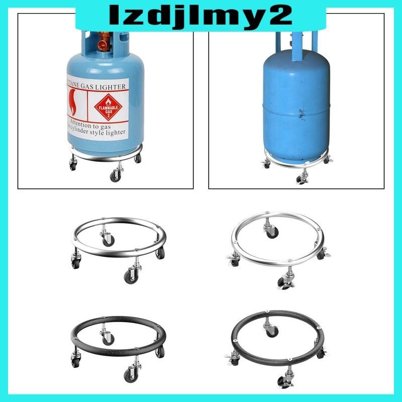 [Lzdjlmy2] Cylinder Base Gas Tank Stand Accessories Heavy Duty Rotation ...