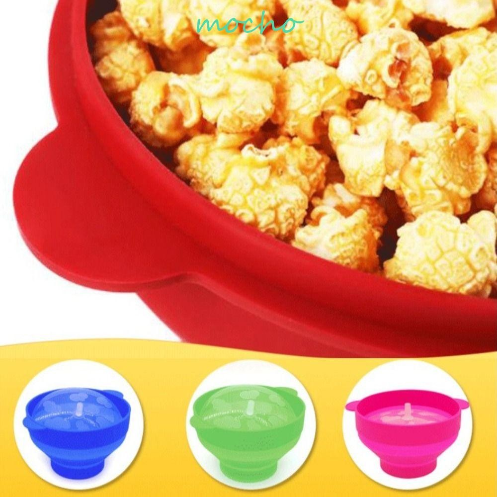 MOCHO Microwave Popcorn Bowl Bucket, Silicone DIY Popcorn Maker with ...