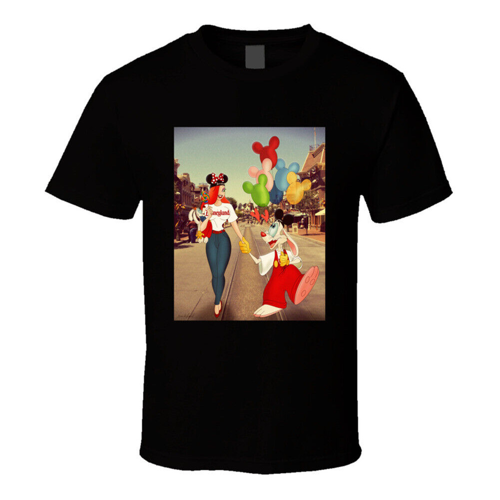Jessica And Roger Rabbit At Disneyland T Shirt | Shopee Philippines