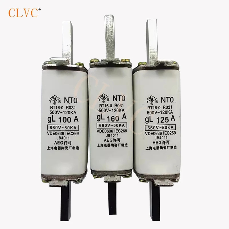 Factory direct sales Fuses RT16-0 R031 NT0-100A/12/160A 660V NTO ...