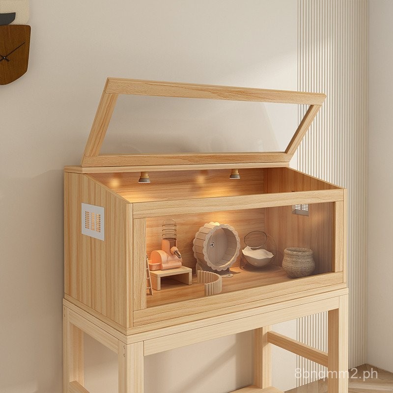 Hamster Breeding Box Wooden Hedgehog Luxury Large Villa Hamster Cage ...