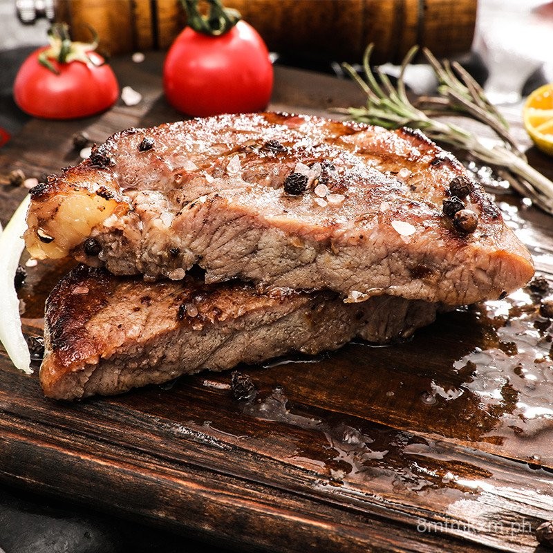 Grand Manor Sirloin Steak Whole Cut Steak Family Thick Beef Children's ...