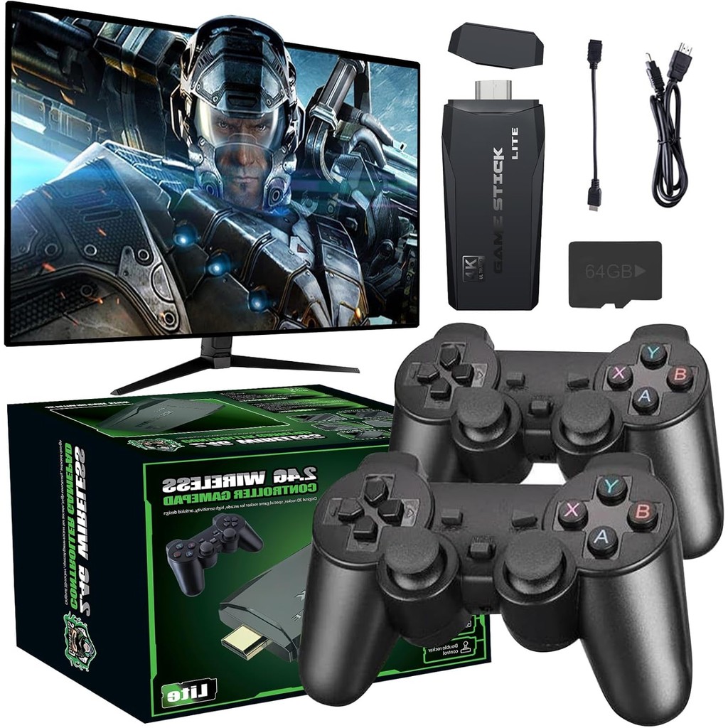 M8 PRO Wireless Retro Console - 20K+ Games, 9 Emulators, 4K HDMI, 2.4G ...