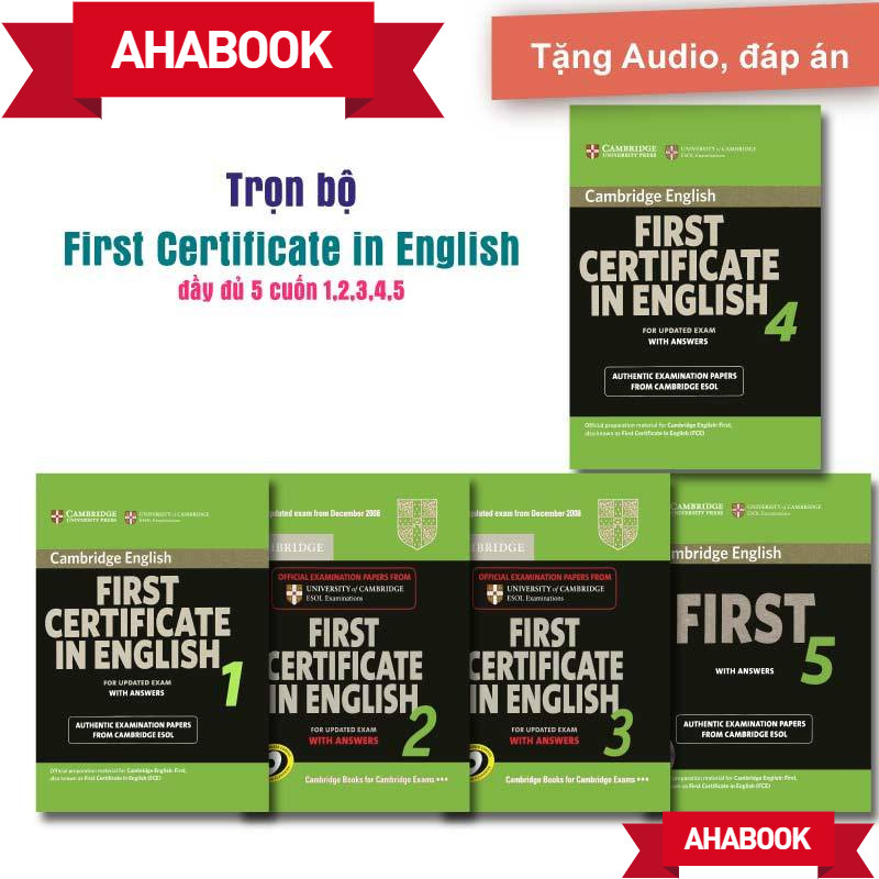 Aha - Book with Adio mp3 First Certificate in English (FCE) 1,2,3,4,5 ...