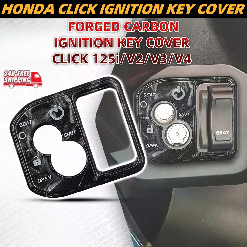Motocycle IGNITION KEY COVER FOR HONDA CLICK 125i V2/V3/V4 GLOSSY ...