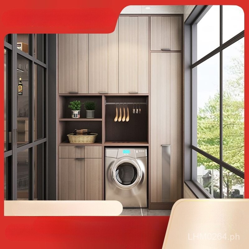 Storage Cabinet Washing Machine Modification Deposit Balcony Cabinet ...