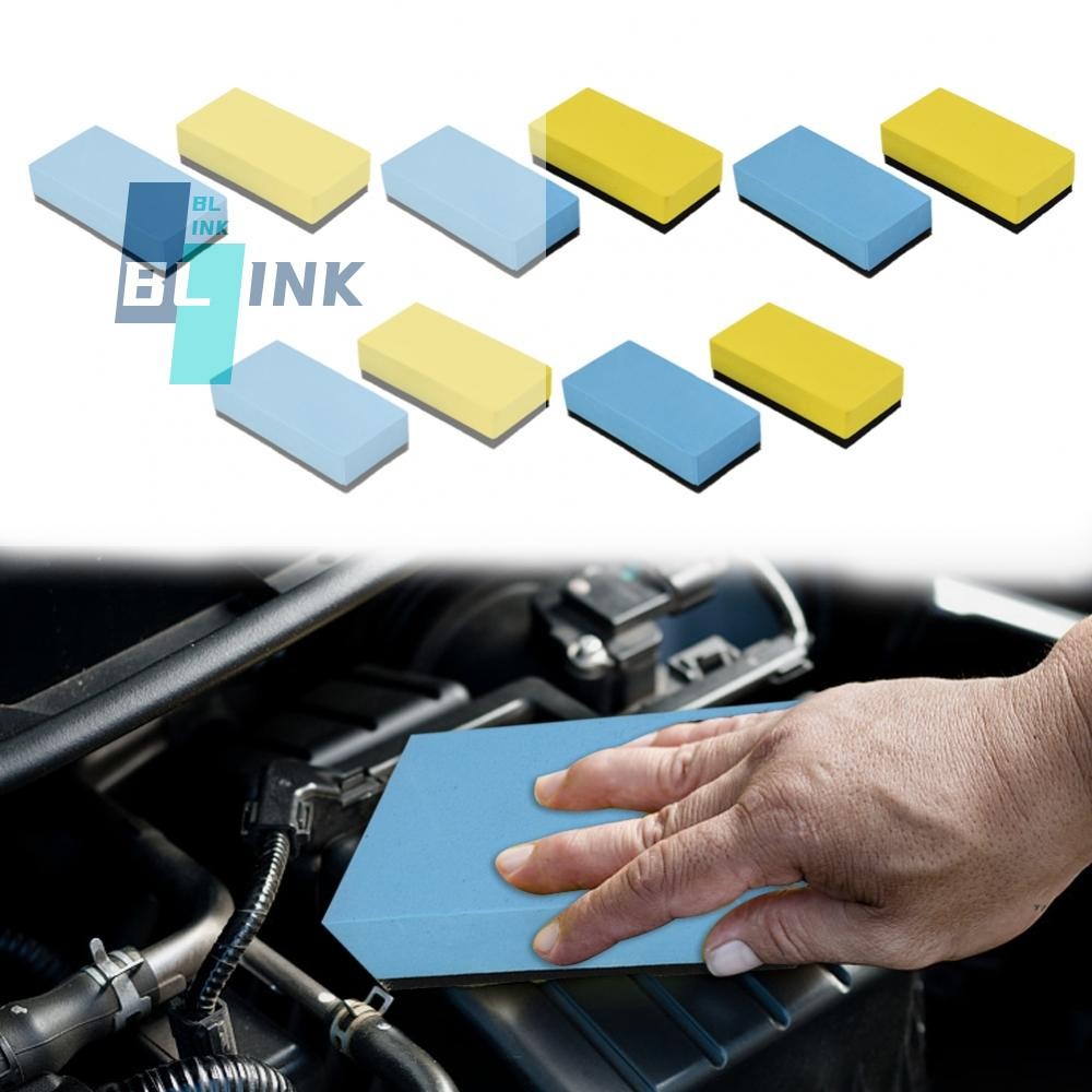 10X Car Ceramic Coating-Sponge Glass Nano Wax Coat Applicator Polishing ...