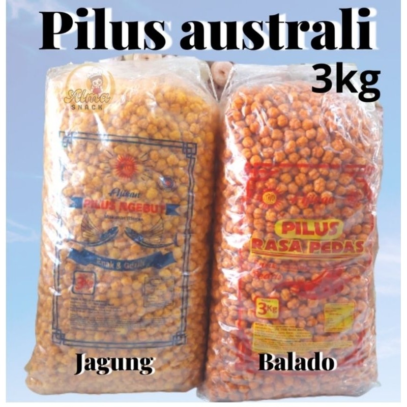 Sweet and spicy corn Pilus / for one bal of 3kg packaging. | Shopee ...
