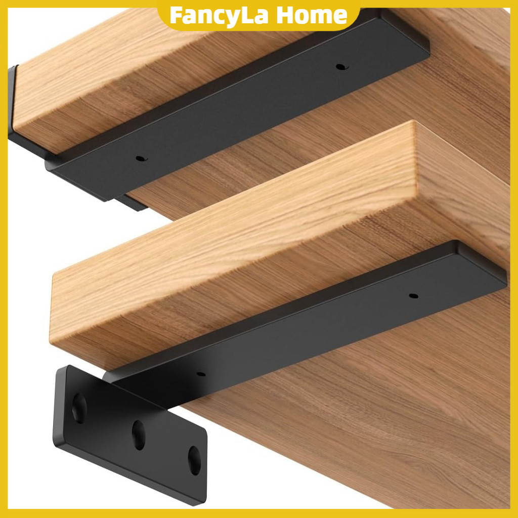 Floating Shelf Brackets, 8 Inch Heavy Duty Industrial Shelf Bracket ...