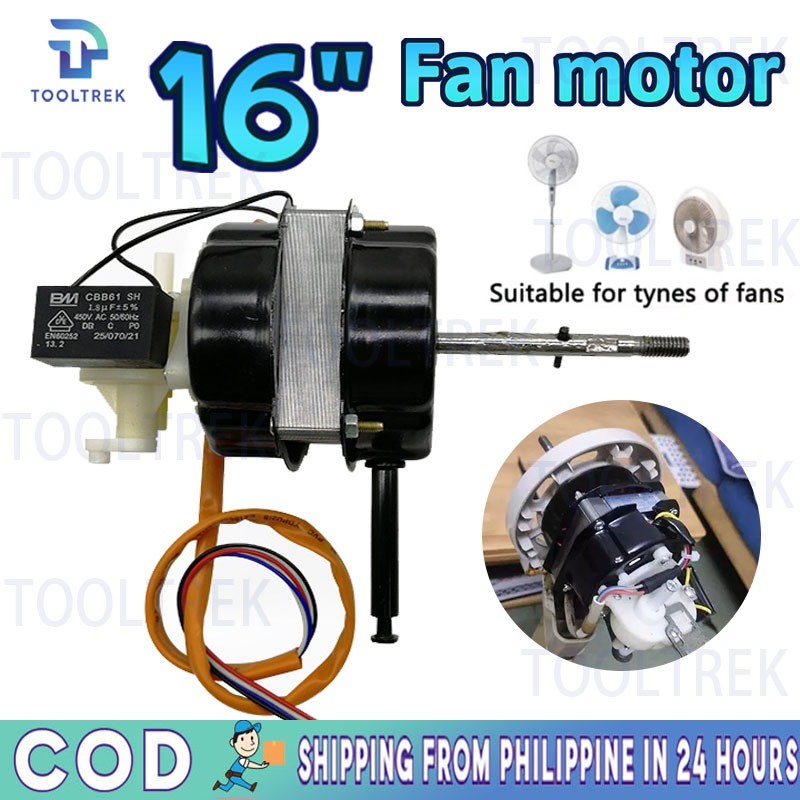 16" Motor for Standfan Fan Motor Replacement Electric Double Ball ...