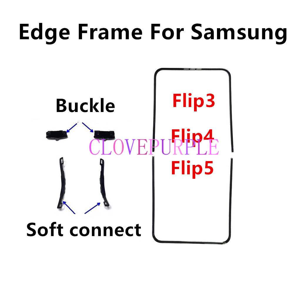 Edge Strips For Samsung Galaxy Z Flip 5 4 3 F731 F721 F711 Middle Frame ...