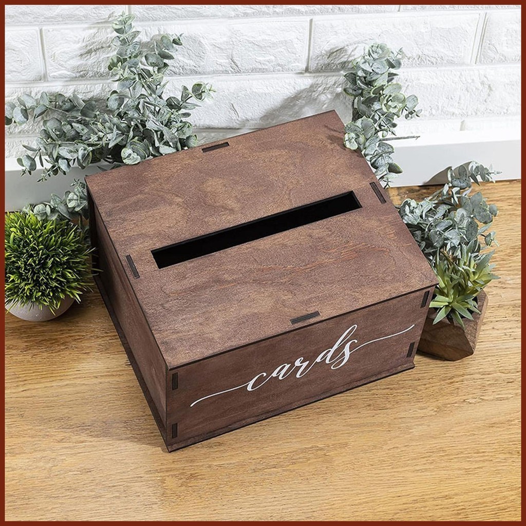 Wedding Money Box Envelope Keepsake Box with Slot Greeting Card Box ...