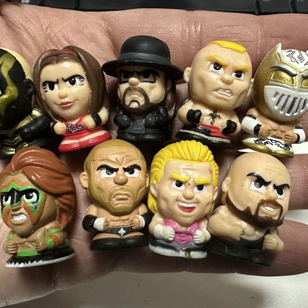 Mini Set Doll 9 Burier Wrestler Bulk TeenyMates Doll wwe Figure ...