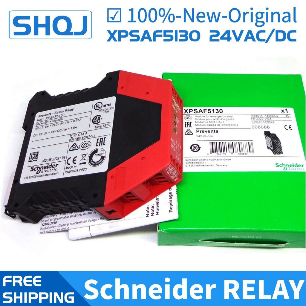Schneider Safety Relay XPSUAF13AP XPS-AF XPSAF5130 24VAC/DC 100%-new ...