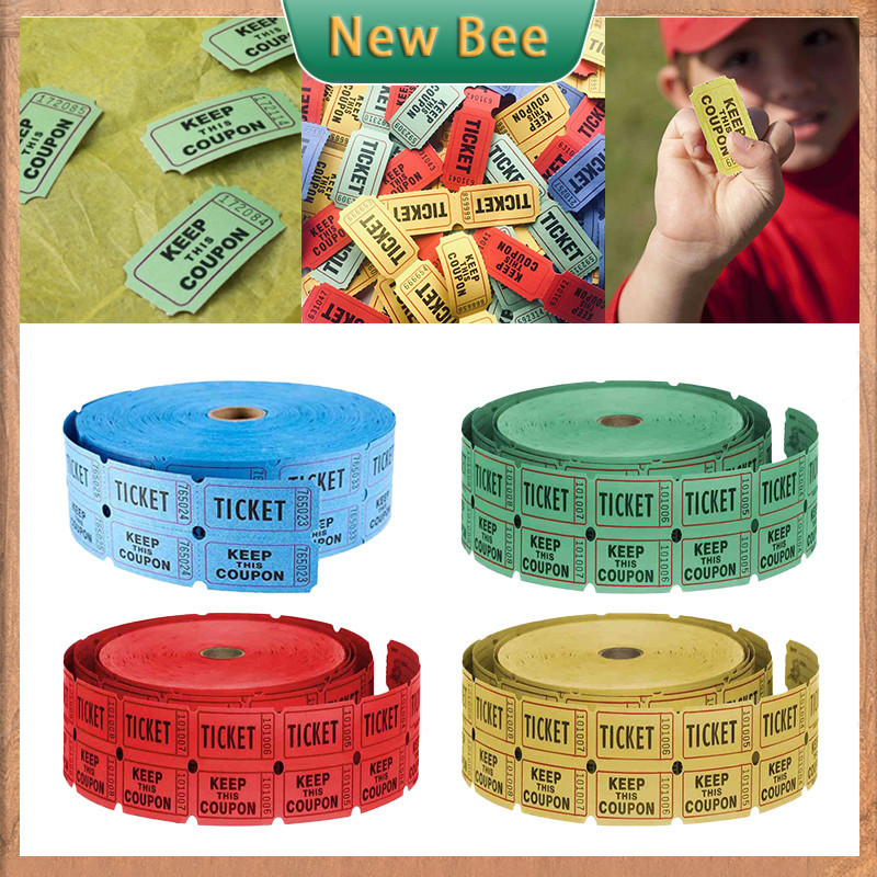 1000Pcs Raffle Ticket, Double Roll Ticket, Entrance Admit Ticket, Event ...