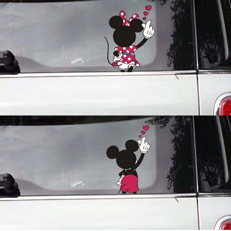 Cartoon Cartoon Mickey Mouse Car Sticker Unique Cute Cartoon Mickey ...