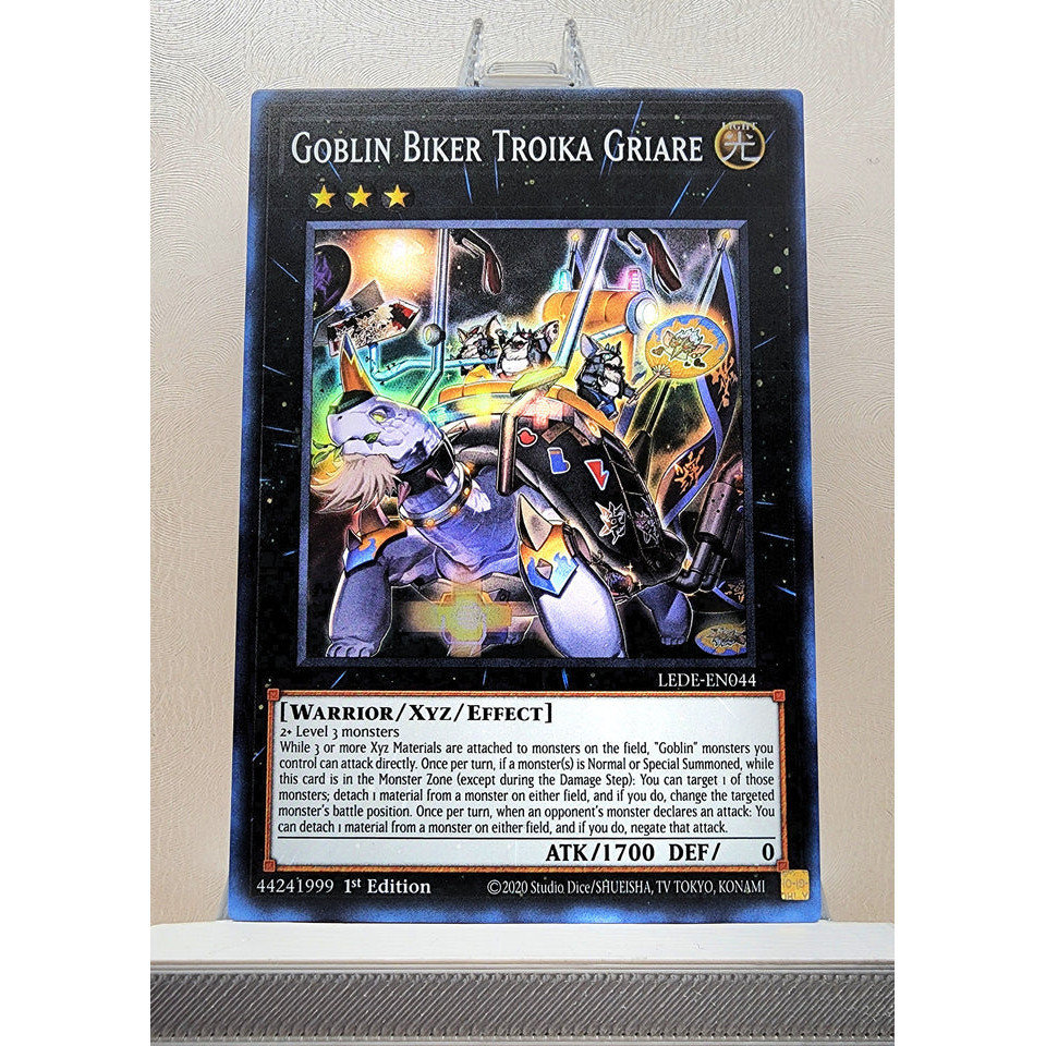 Yugioh! 1x Goblin Biker Troika Griare (LEDE - Super Rare) 1st Edition ...