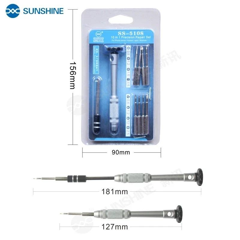 SS-5108 10 In 1 Mini Screwdriver Set of Screw Driver Bit Set Precision ...