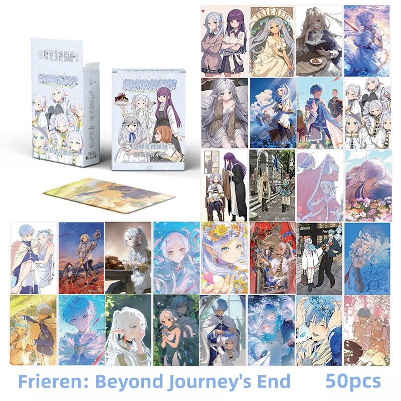 50-55pcs Manga Manhwa Laser Holographic Lomo Cards Hazbin Hotel ...