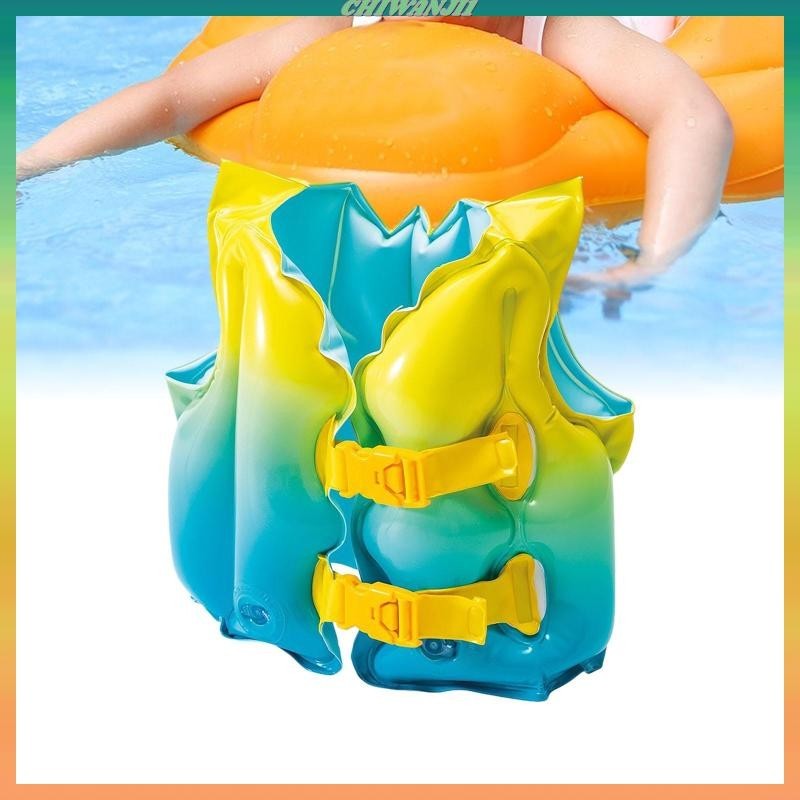 [Chiwanji1] Kids Swim Vest Jacket Buoyancy Inflatable Swim for Swimming ...