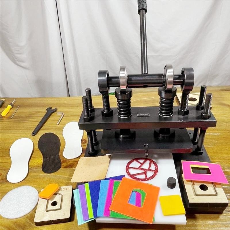 Multifunctional manual die-cutting machine, leather cutting machine ...