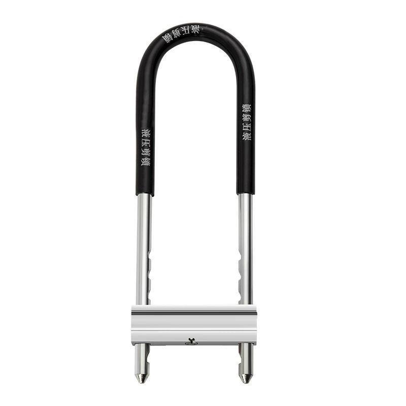 [door Lock] Glass door lock U-Shaped lock lock Double door Mortise lock ...