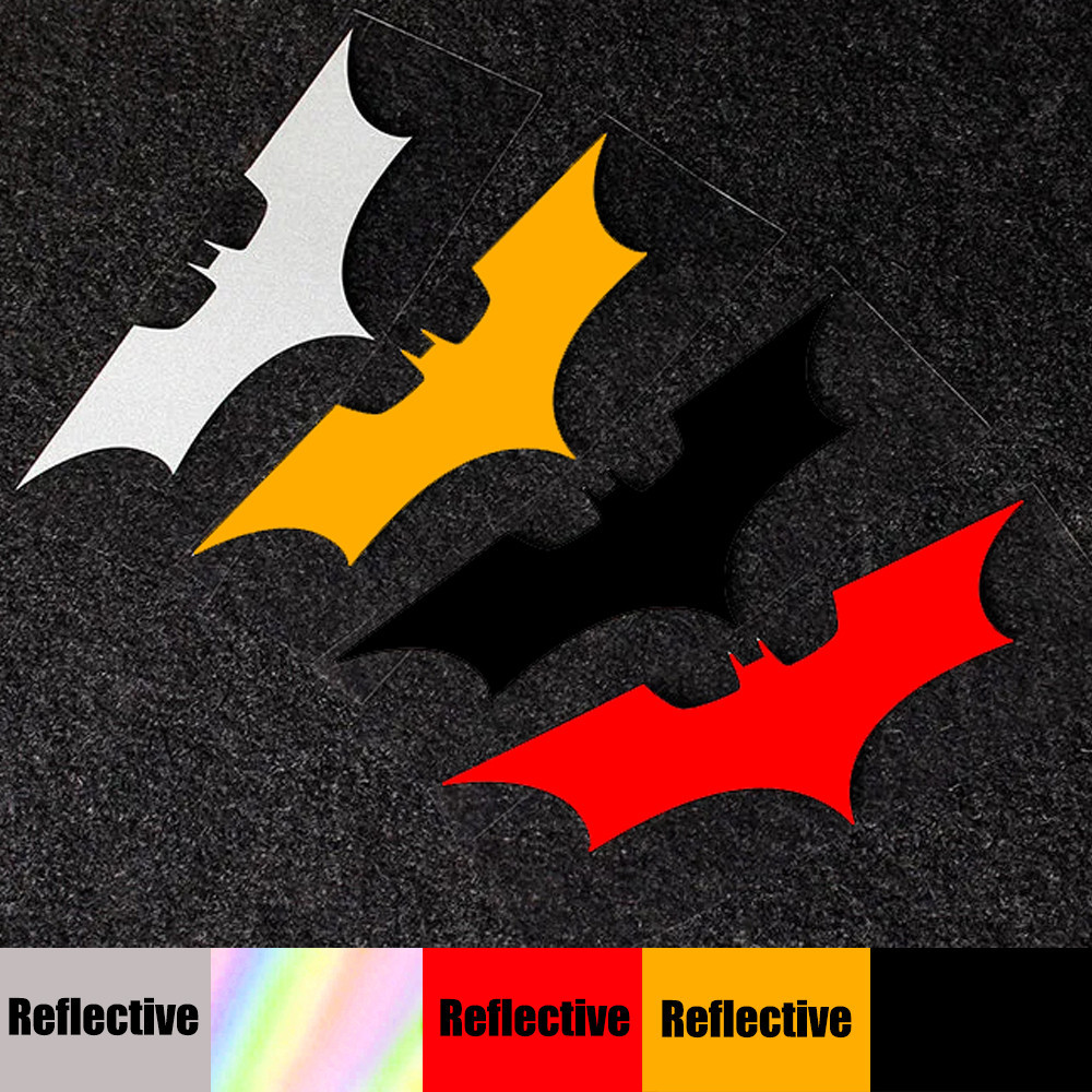 4pcs Unique Simple Batman Stickers Batman Stickers Motorcycle Electric ...