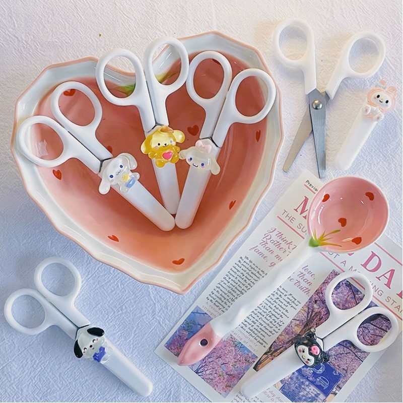 Sanrio Cartoon Scissors Mymelody Pochacco Kuromi Cinnamoroll Anime ...