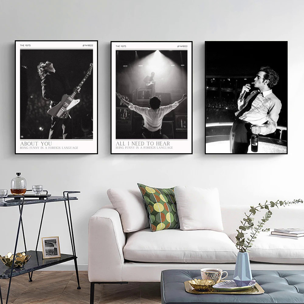 Matty Healy Smoking Poster The 1975 New Album Art Prints Music Magazine ...