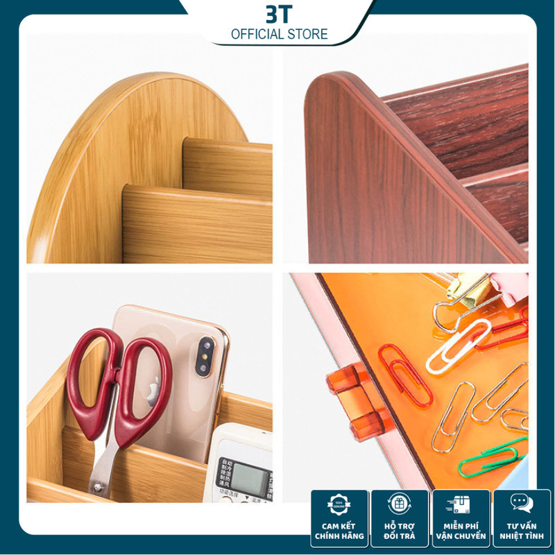 Desktop Pen Shelf with Drawers C2037, Multi-Purpose Pen Box with Many ...