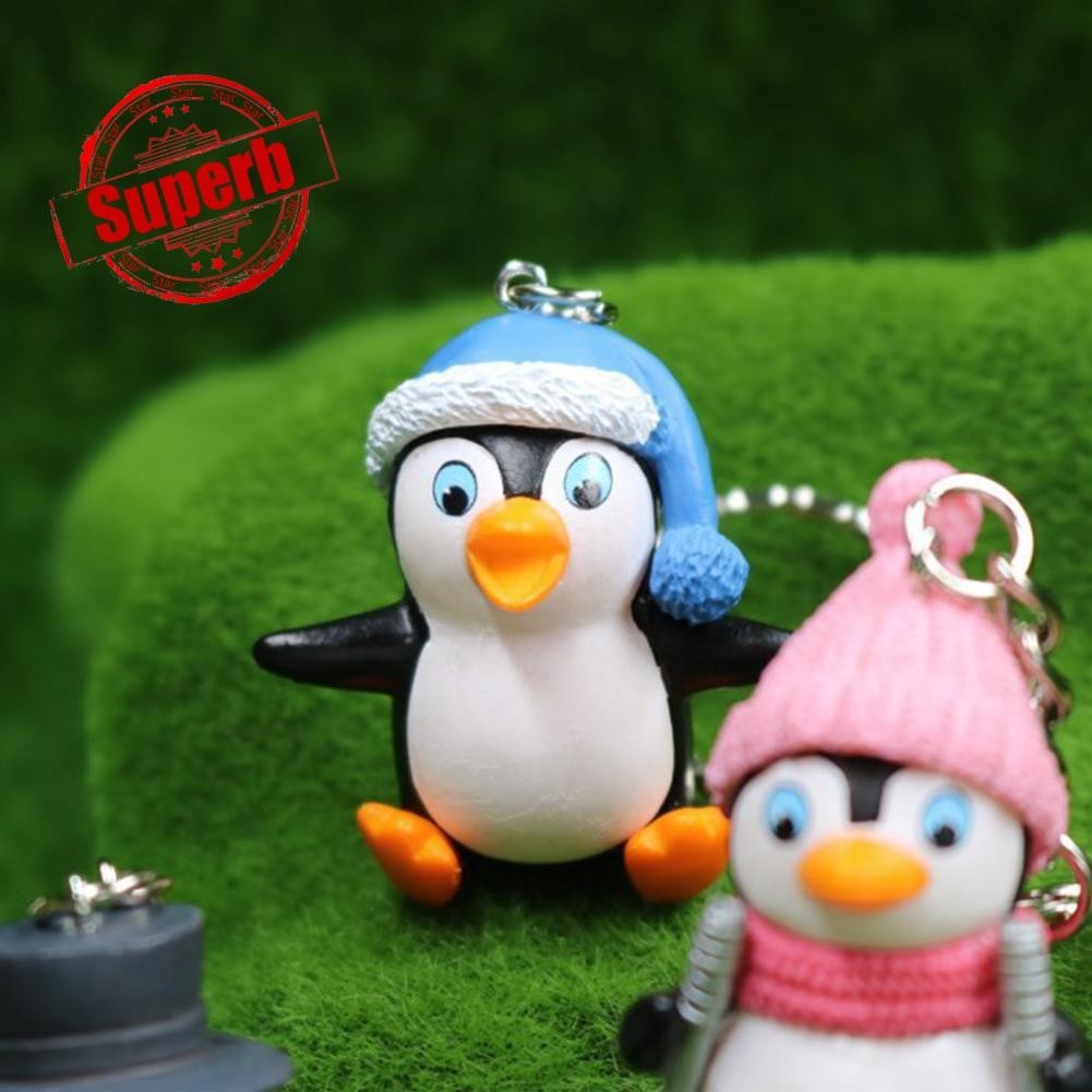 Sweet Penguin Keychains Adorable Cartoon Bag Charms For Couples And ...