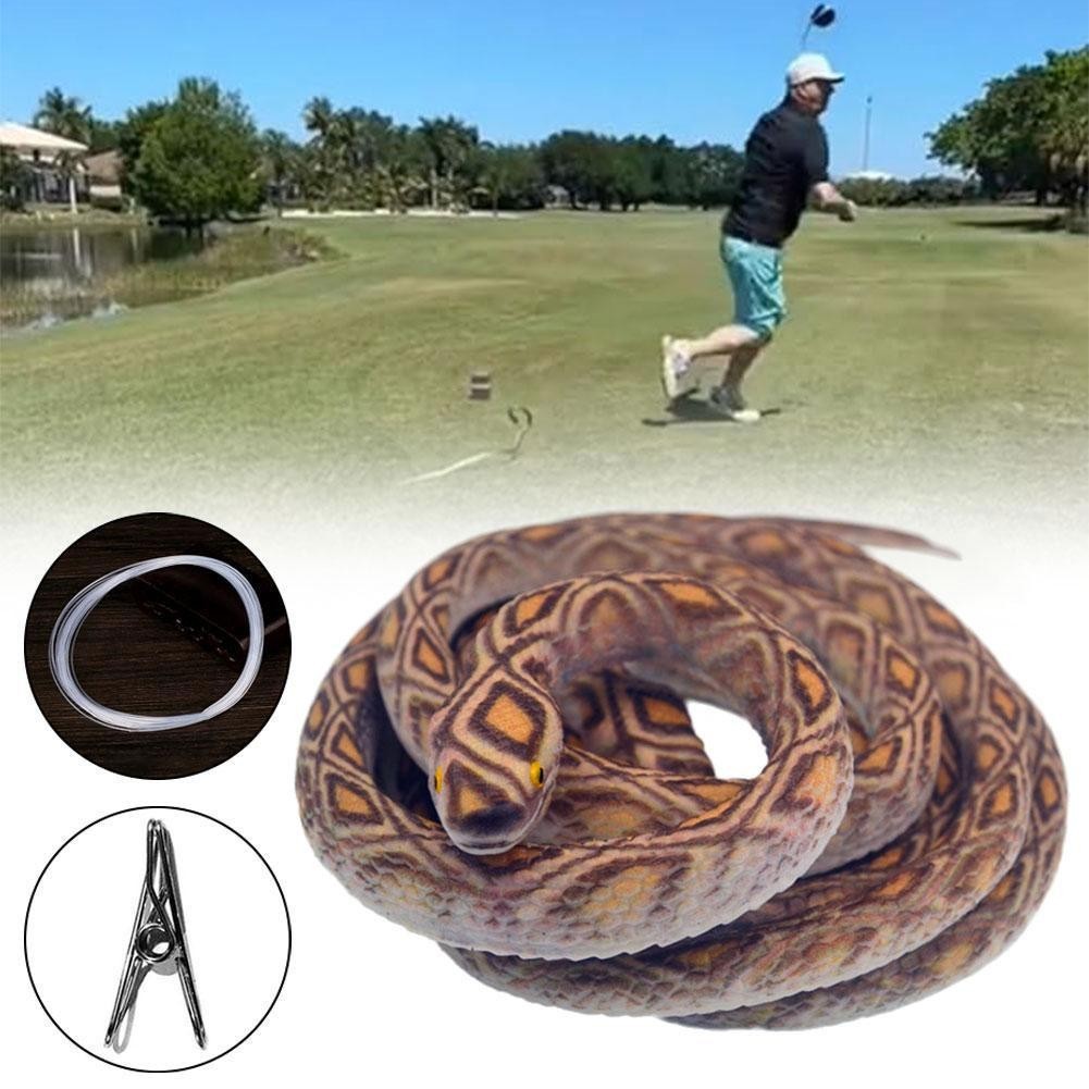 Big Realistic Snake Prank Toy With String Clip High Simulation Python ...