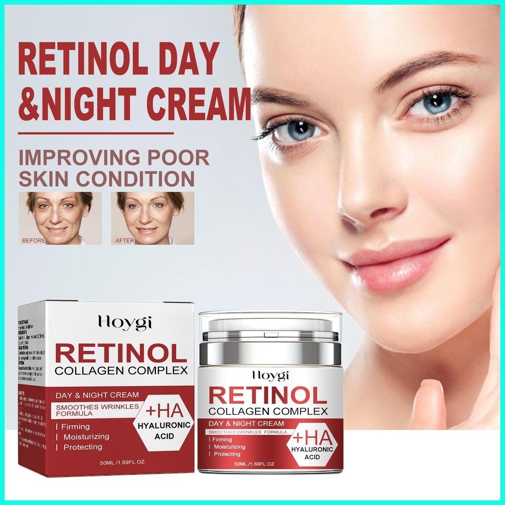 Retinol Lifting Cream 50ml Collagen Wrinkle Remover Face Cream For ...
