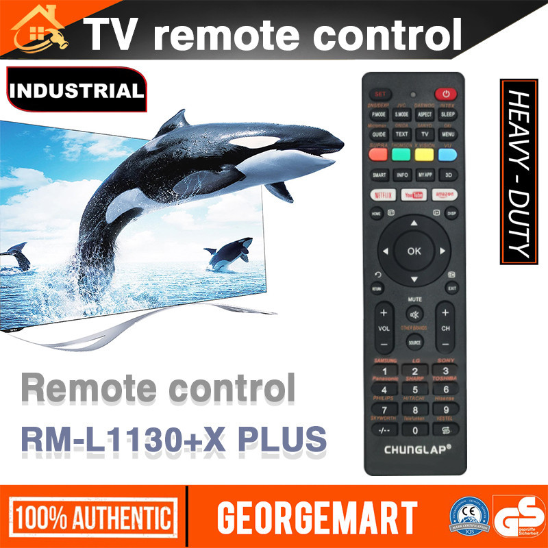 RM-L1130+X PLUS Universal Smart All Brands LCD IR TV Remote Control | Shopee Philippines