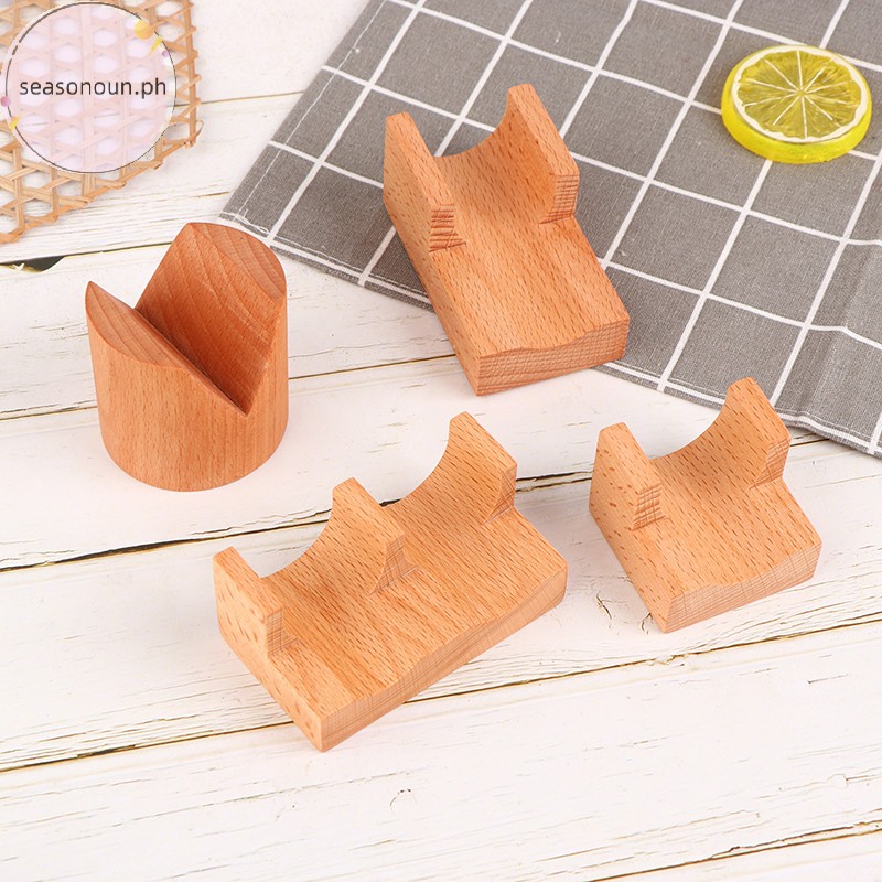 seasonoun 1Pc Japanese Sushi Rack Taco Snack Food Holder Wood Plate ...