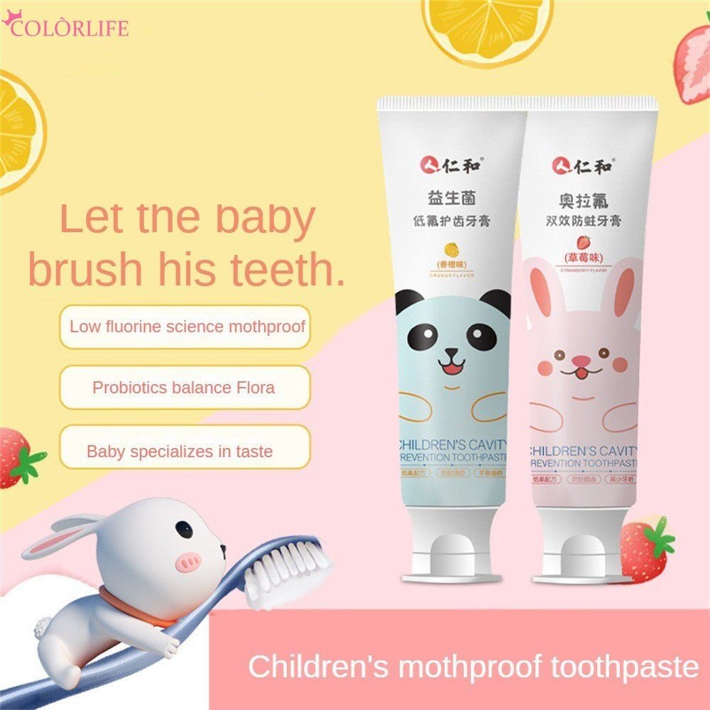 Renhe Childrens Toothpaste Low Fluoride Probiotics Prevent Tooth Decay ...